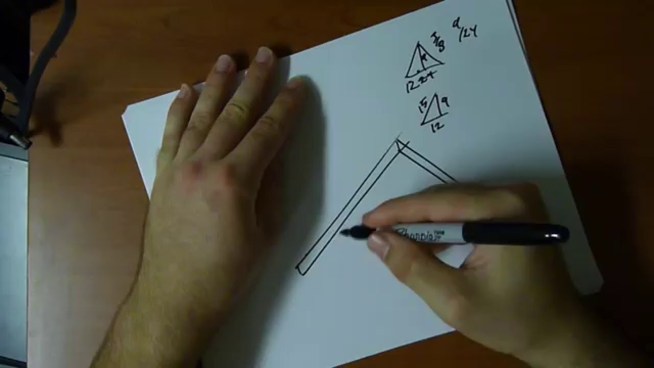 How to do rafter math - YouTube