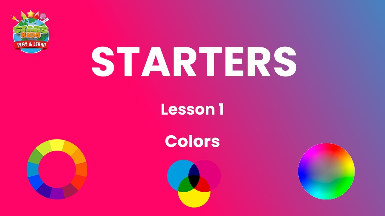 Colors | Starters | Lesson 1 - YouTube
