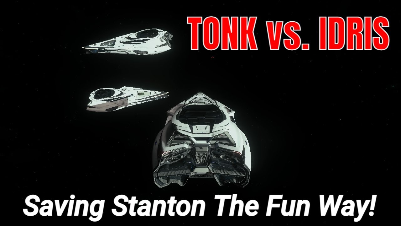Tonk vs. Slicer Idris | Saving Stanton The Fun Way! | Star Citizen [4k ...