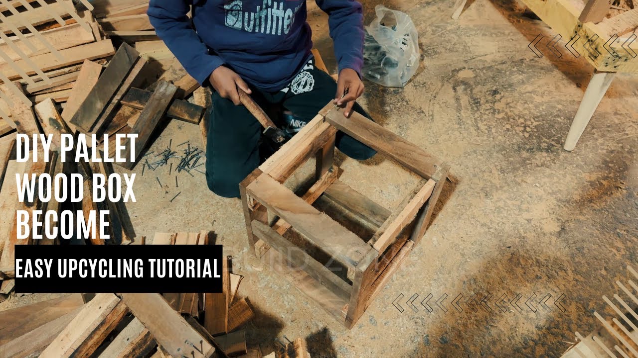 DIY Pallet Wood Box: Easy Upcycling Tutorial 🛠️♻️ - YouTube