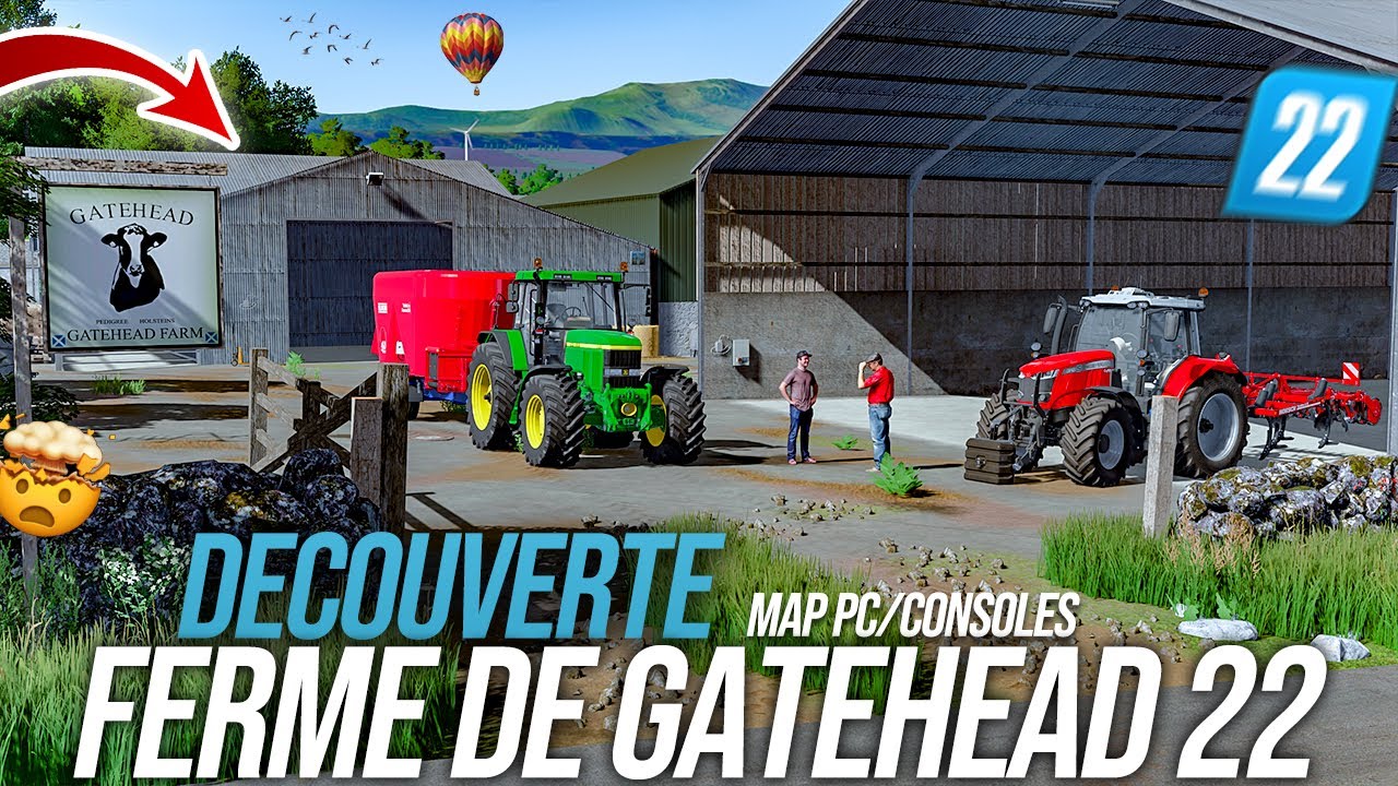 LA PLUS BELLE MAP CONSOLES DE CETTE FIN DE FS22 ?! 😍 (Ferme de Gatehead ...