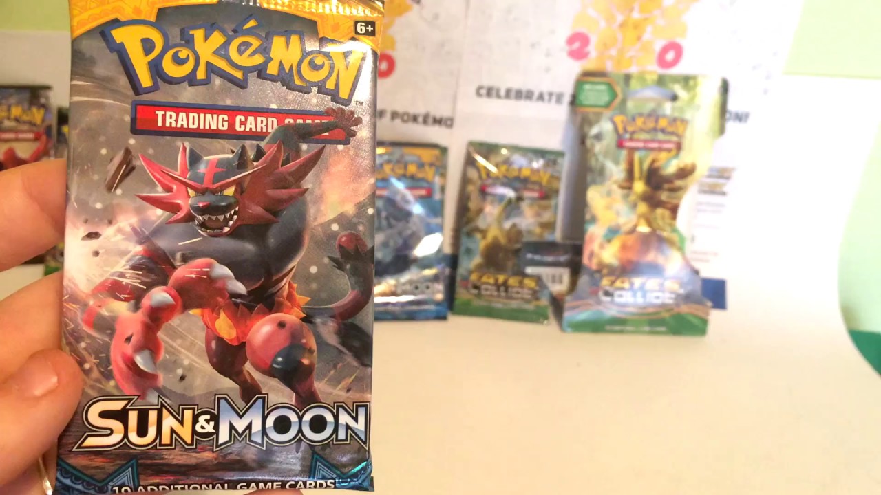 Pokemon Sun And Moon Booster Pack - YouTube