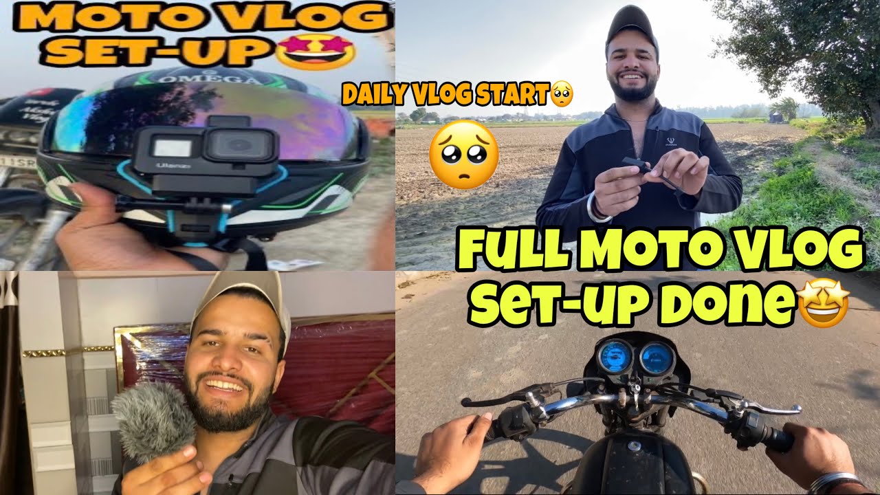 Full Moto Vlog SET-UP Done🤩🤩 | Ab Daily Vlog Start🥺 | Splendor Se Moto ...