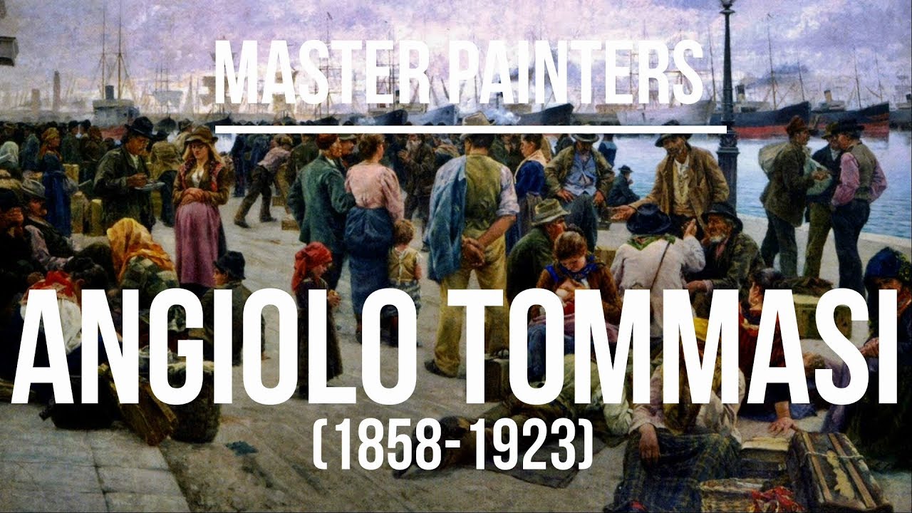 Angiolo Tommasi (1858-1923) A collection of paintings 4K Ultra HD - YouTube