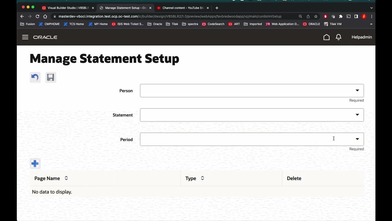 Oracle VBCS Beginner Lessons - table Line edit Creating Row - YouTube