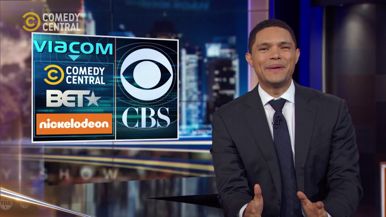 Viacom and CBS Merge | The Daily Show | 15th July - YouTube