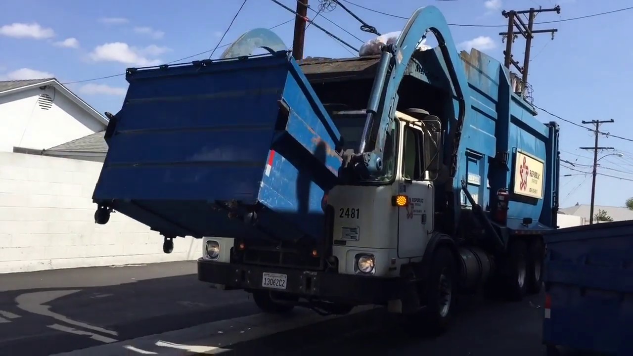 Republic Services Post Memorial Day Garbage Collection 2018 - YouTube