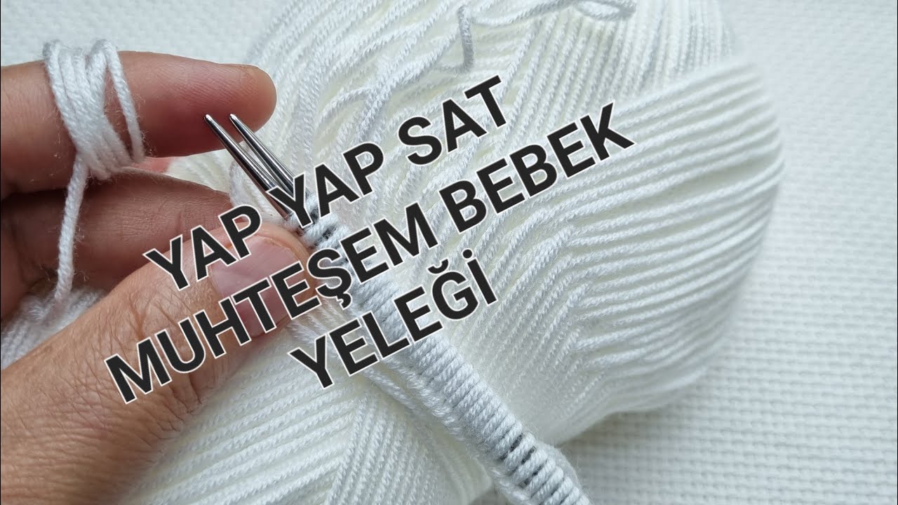 eye-catching wonder knitting pattern made with two needles - YouTube