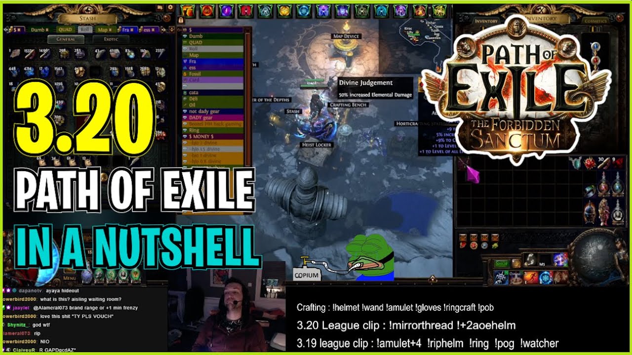 ⚡ POE 3.20 ⚡zboubnours - Path of Exile in a nutshell - YouTube