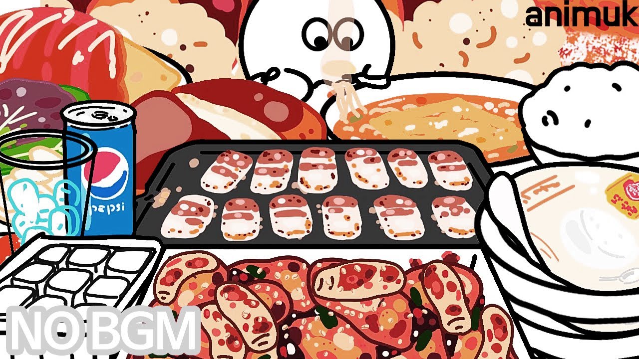 [NO BGM] ANIMUK MUKBANG COLLECTION 15 애니먹 먹방 모음 15 - YouTube