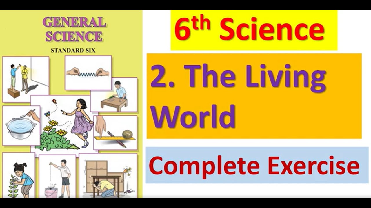 Exercise chapter 2 The living world class 6 science । Exercise the ...
