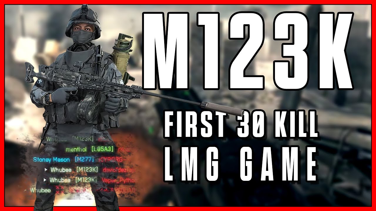 First LMG 30 Kill Gameplay #bf6 #fps #M123K - YouTube