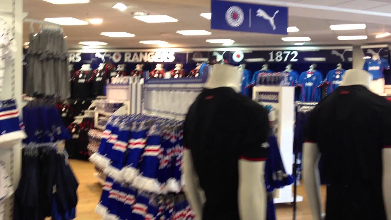 GLASGOW - Glasgow Rangers Store - YouTube