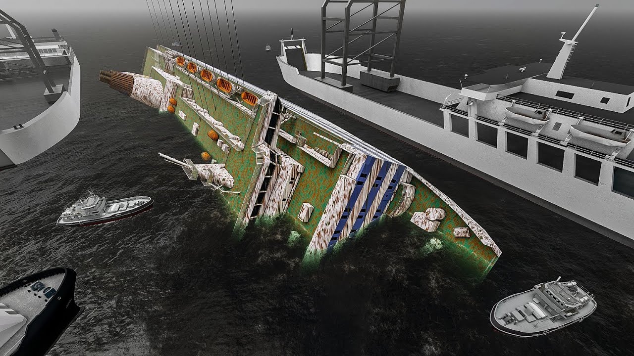 Lifting up MS Estonia - YouTube