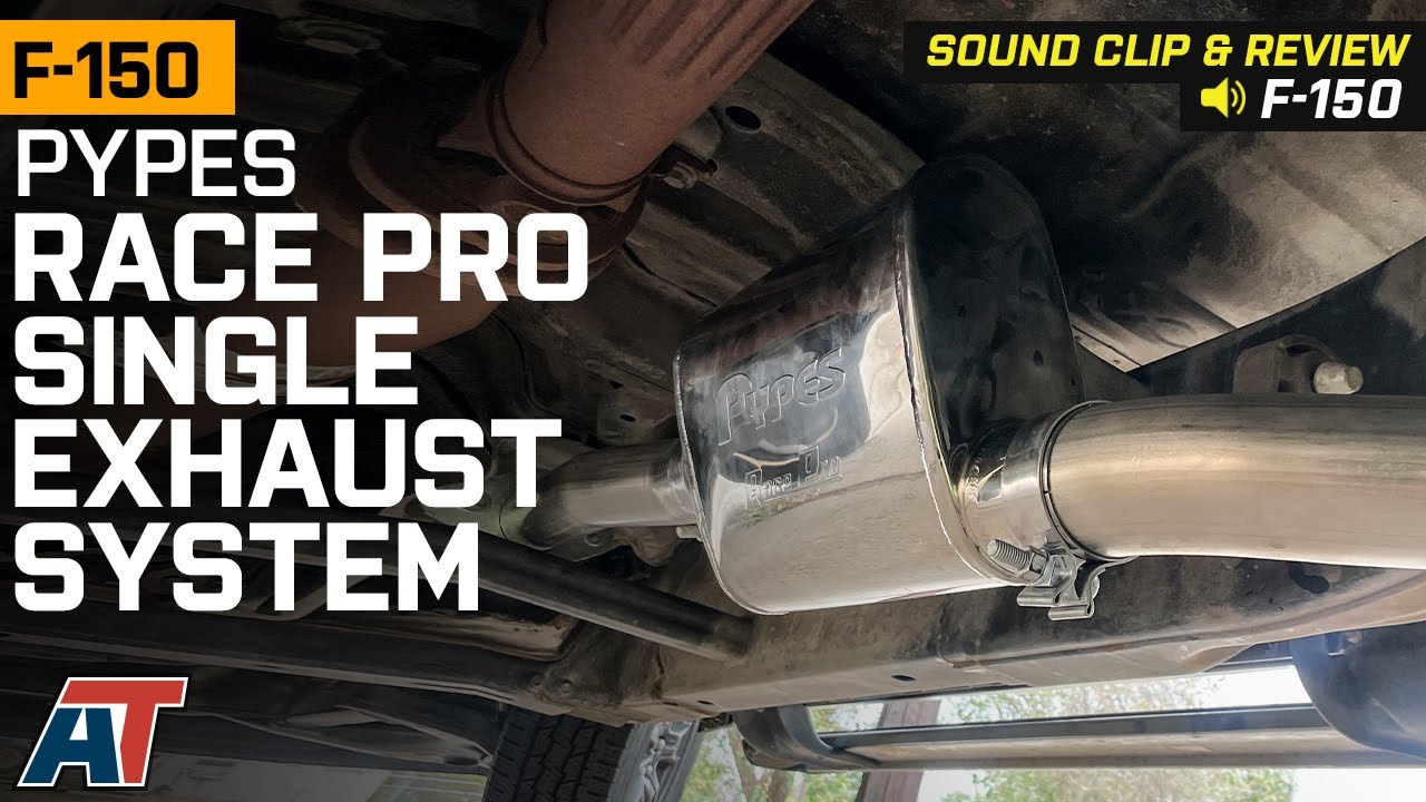 2015-2020 5.0L F-150 Pypes Race Pro Single Exhaust System with Black ...