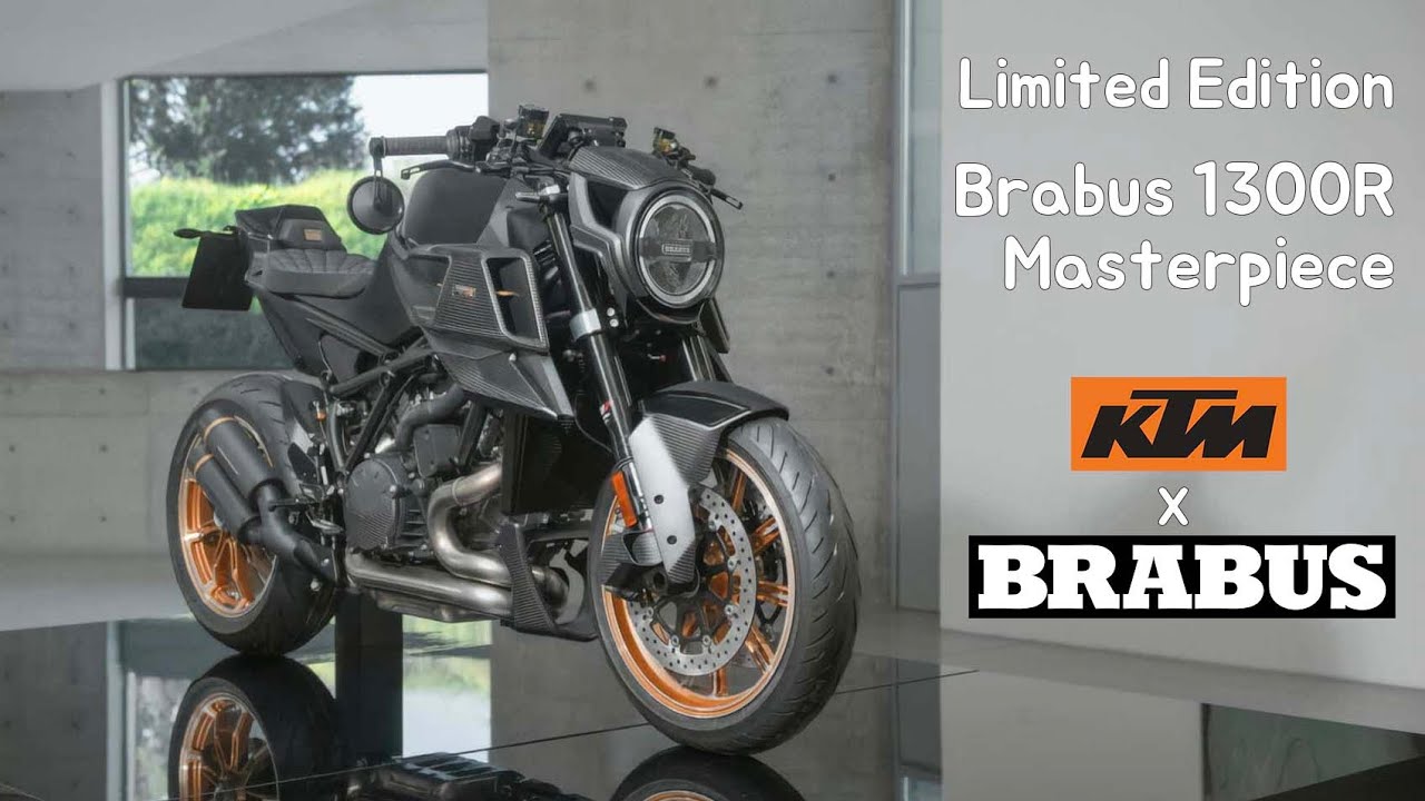 KTM x Brabus 한정판 모터사이클 공개 / KTM x Brabus 1300R Masterpiece Limited ...