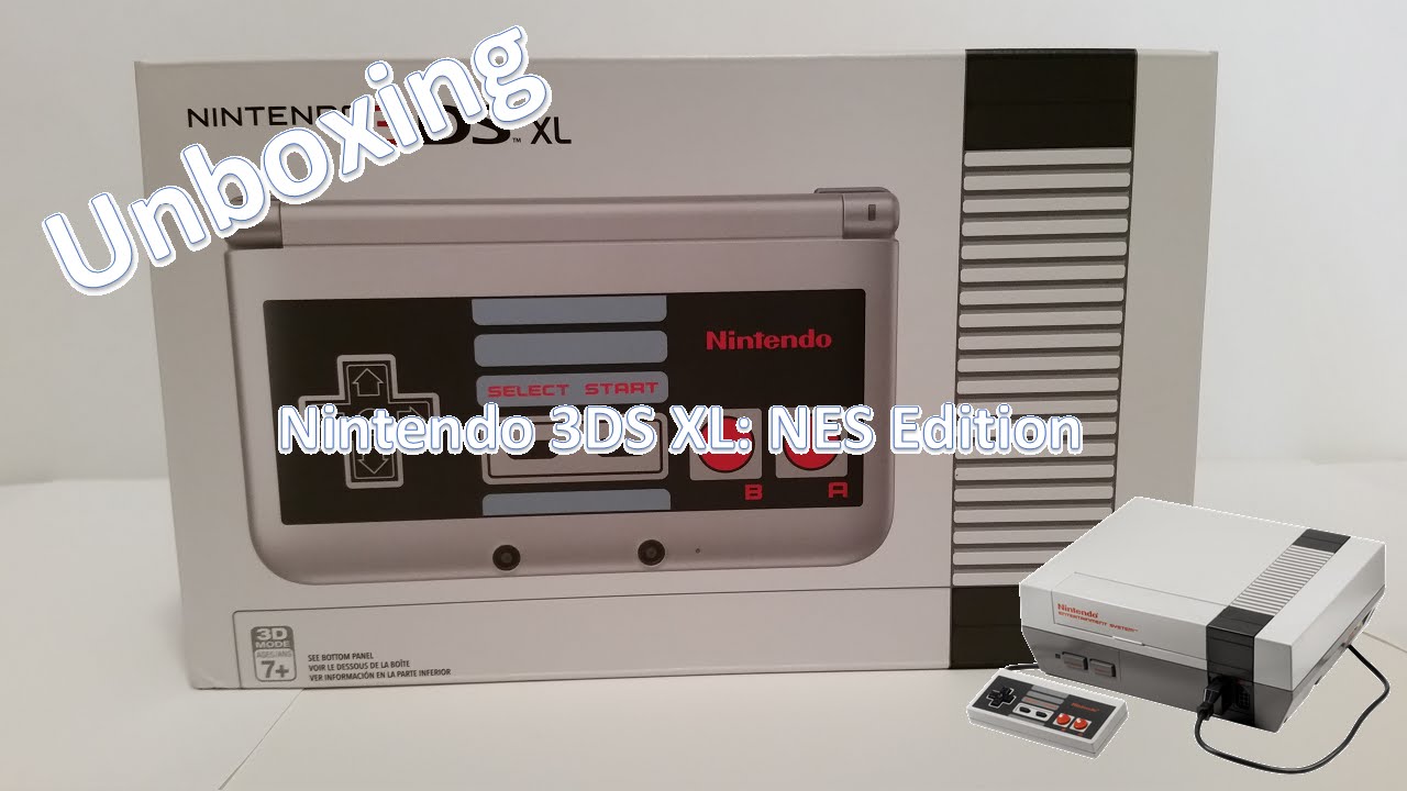 Unboxing an NES Limited Edition Nintendo 3DS XL System - YouTube