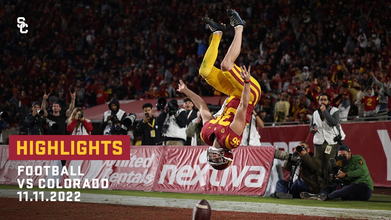 Football - USC 55, Colorado 17: Highlights (11/11/22) - YouTube