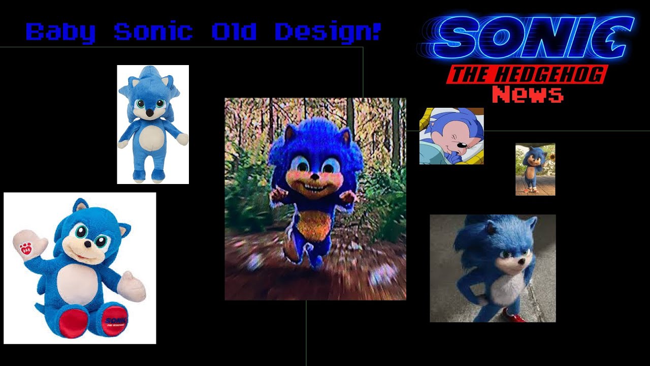 (Sonic Movie News) Old Design of Baby Sonic is Shown! - YouTube