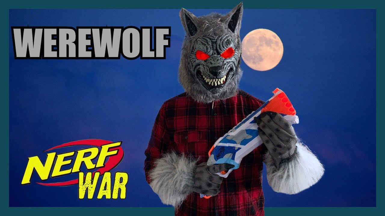 Werewolf Sneak Attack | Wolf Monster Nerf War - YouTube