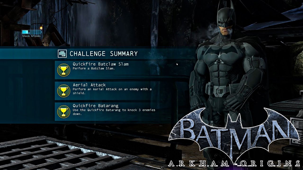 Quickfire Batclaw Slam, Aerial Attack, Quickfire Batarang, Batman ...