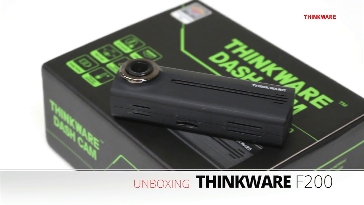 Thinkware F200 開箱 @universal88.com - YouTube