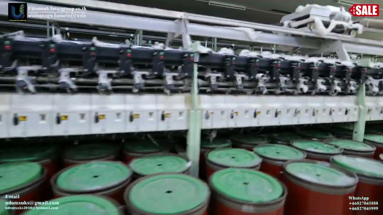 Rieter BT903 Rotor Spinning Machine / Open End with 192 spindle rotor ...