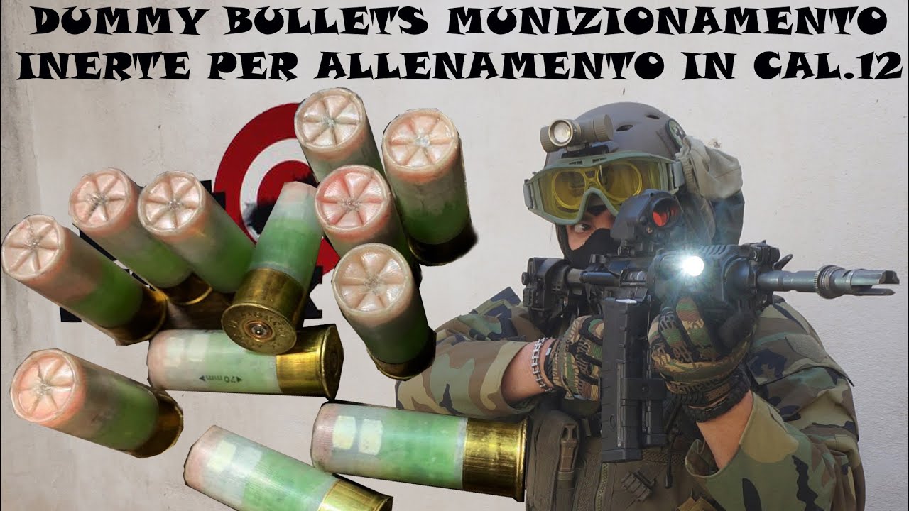 Cartucce da allenamento inerti per cal.12 - YouTube