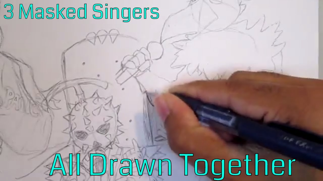 || I Draw The Masked Singers || Episode 1 || The Rough Sketch || - YouTube