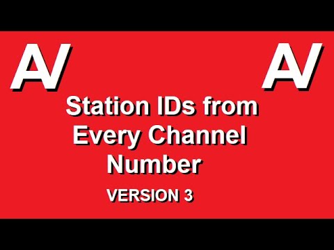 Station ID's from Every Channel Number (Version 3) - YouTube