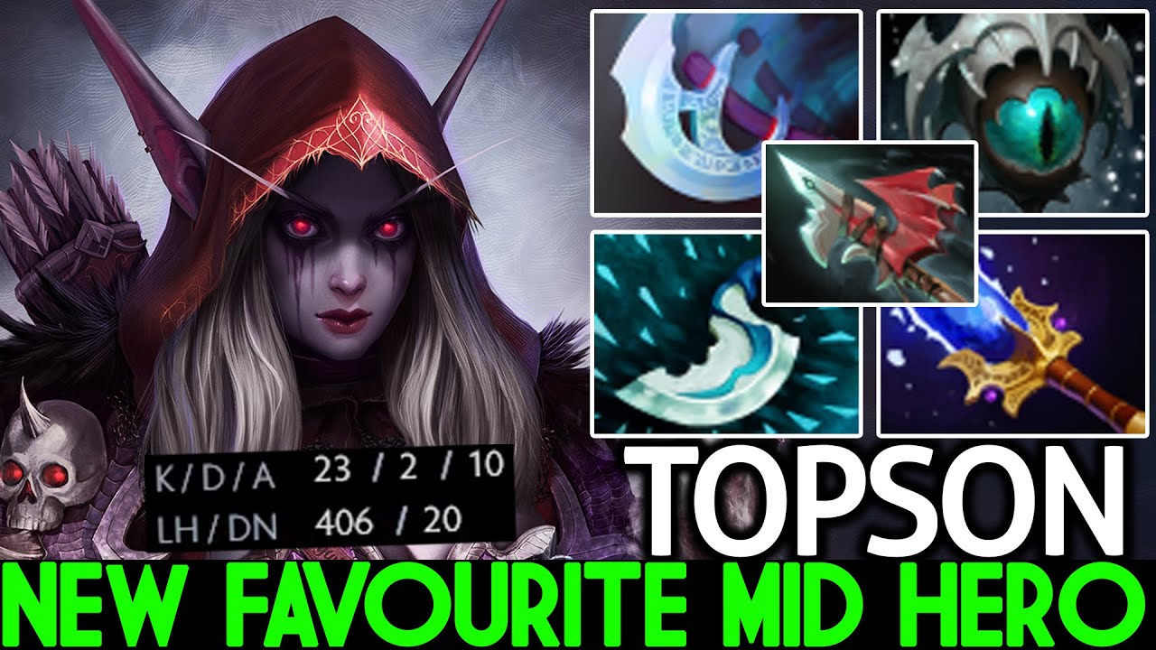 TOPSON [Drow Ranger] New Favourite Mid Hero Insane Blink Build Dota 2 ...