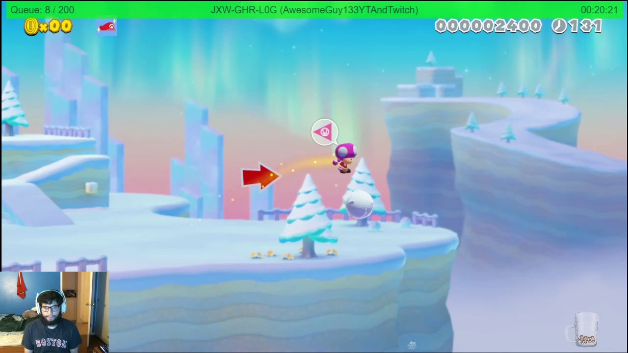 Super Mario Maker 2: Double Dash Block Midairs! X16 - YouTube