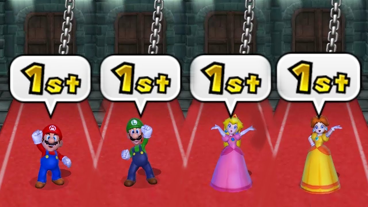 Mario Party 9 - All Skill Minigames (Master CPU) - YouTube