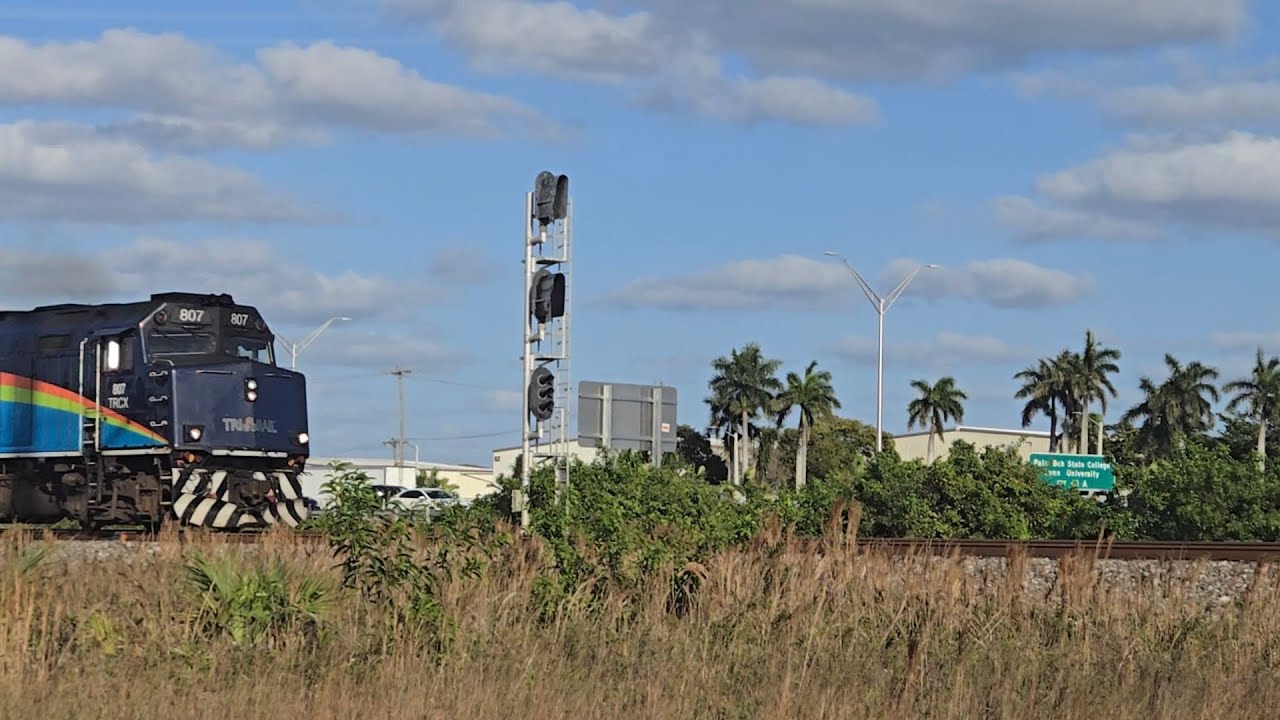 Tri-Rail P637 SB 3-11-24 @544PM #trirail #railfanning #floridaeastcoastrailfanner - YouTube
