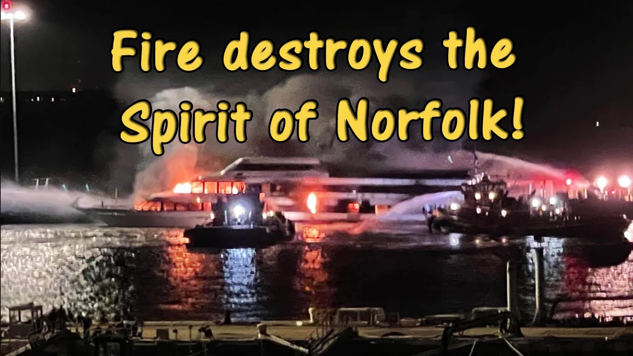 A Sad Farewell to the Spirit of Norfolk Lunch and Dinner Cruise Ship ...