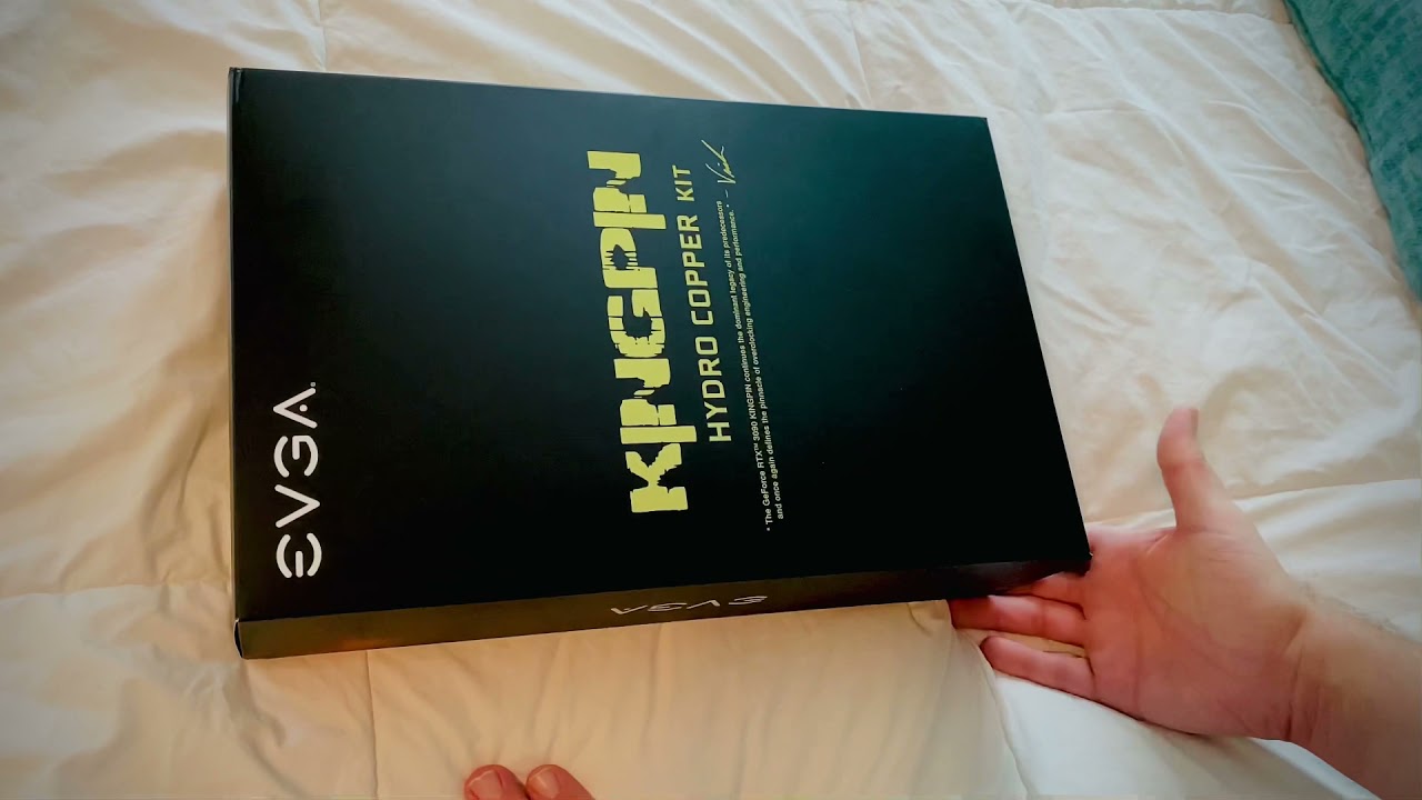 EVGA Kingpin RTX 3090 Hydro Copper Kit, hydro copper block kit UNBOXING ...