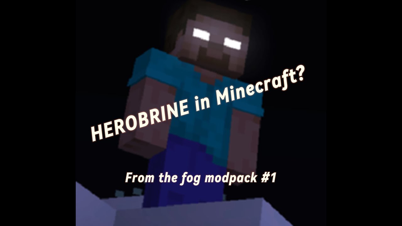 HEROBRINE in Minecraft?! | From the fog Modpack | 1.21.1 - YouTube