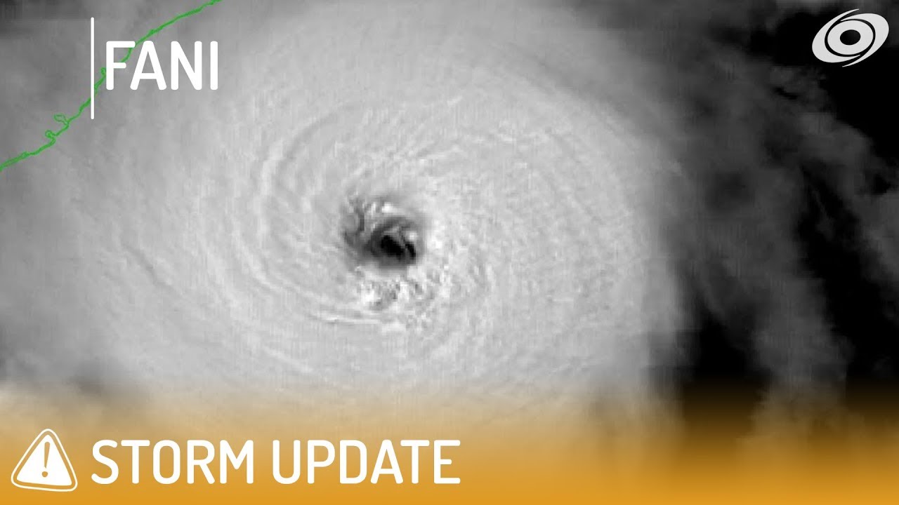 Cyclone Fani intensifying close to land - 2:30pm IST May 2, 2019 - YouTube