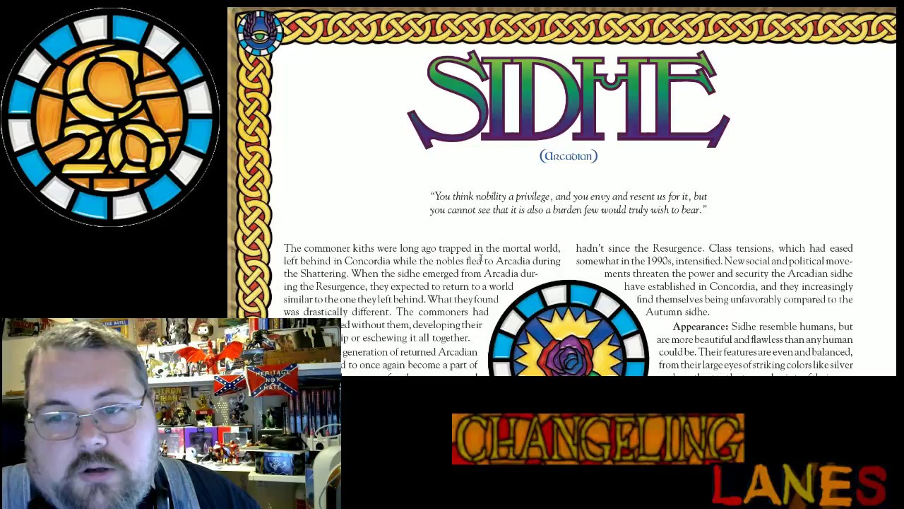 Changeling Lanes - Kithbook: Sidhe (Arcadian & Autumn) - YouTube