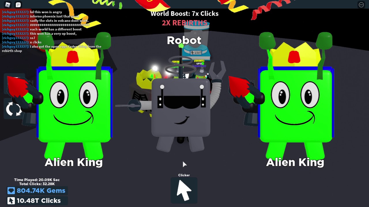 Clicking Simulator! (Part 2: Noob to Pro.) - YouTube