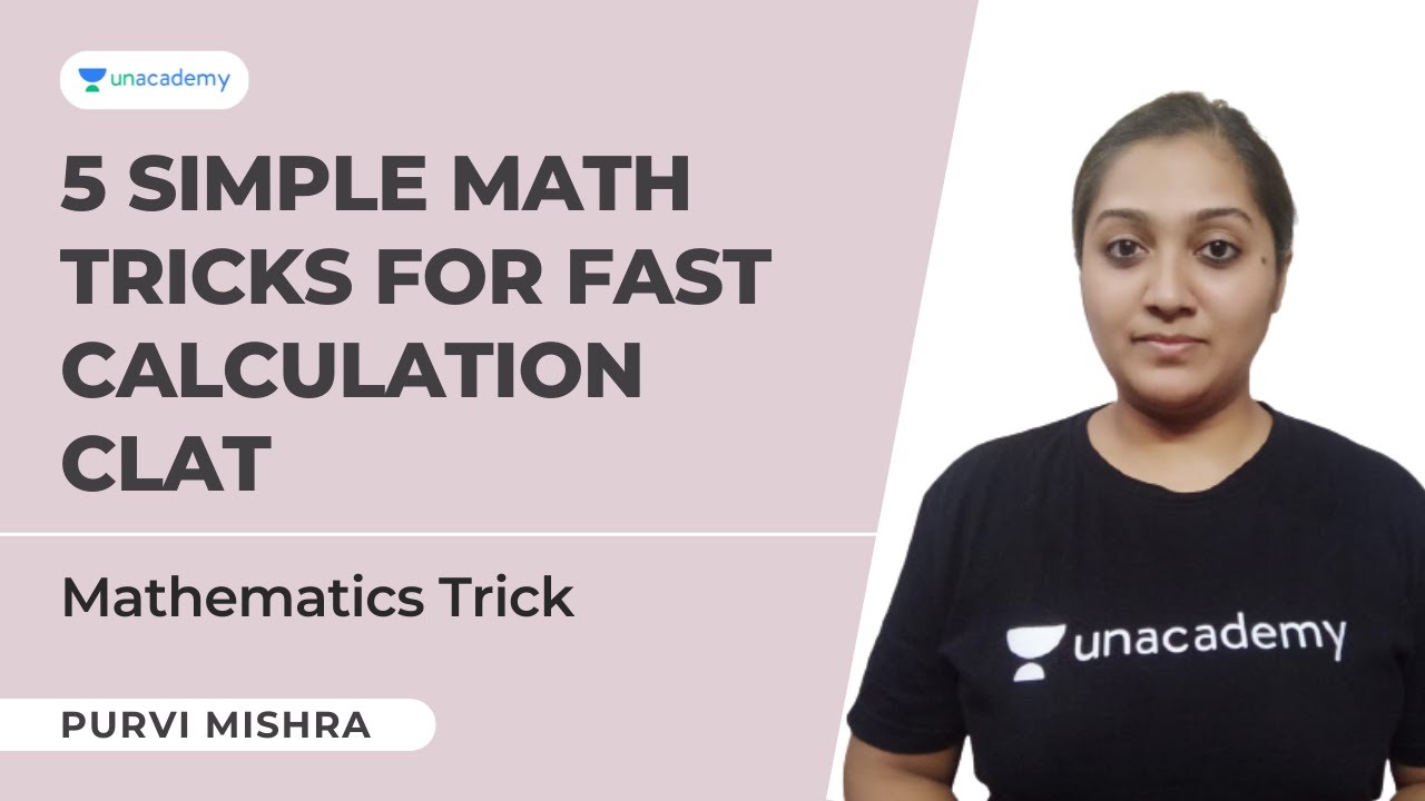 5 Simple Math Tricks For Fast Calculation | CLAT Mathematics Trick ...