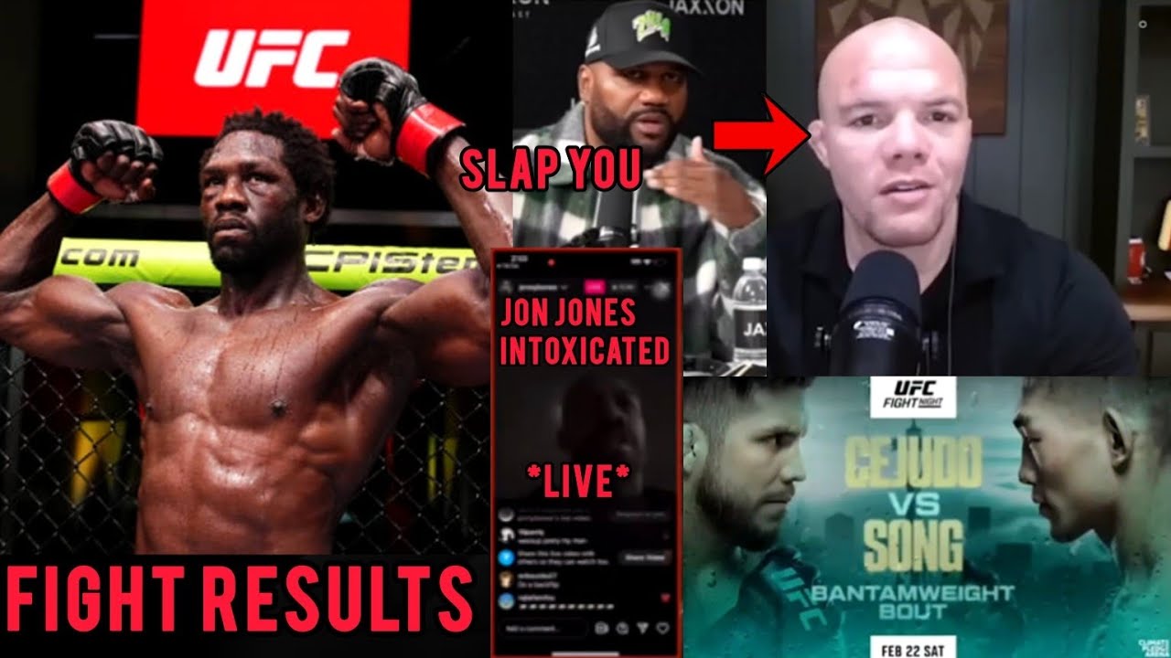 Jon Jones Intoxicated *footage* UFC Fight Night Cannonier vs Rodriguez ...
