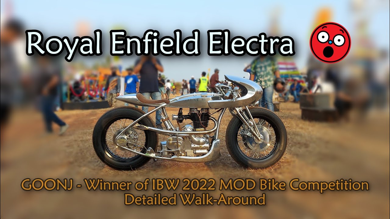 Modified RE Electra 350 - Goonj, A Customized Royal Enfield - TNT ...