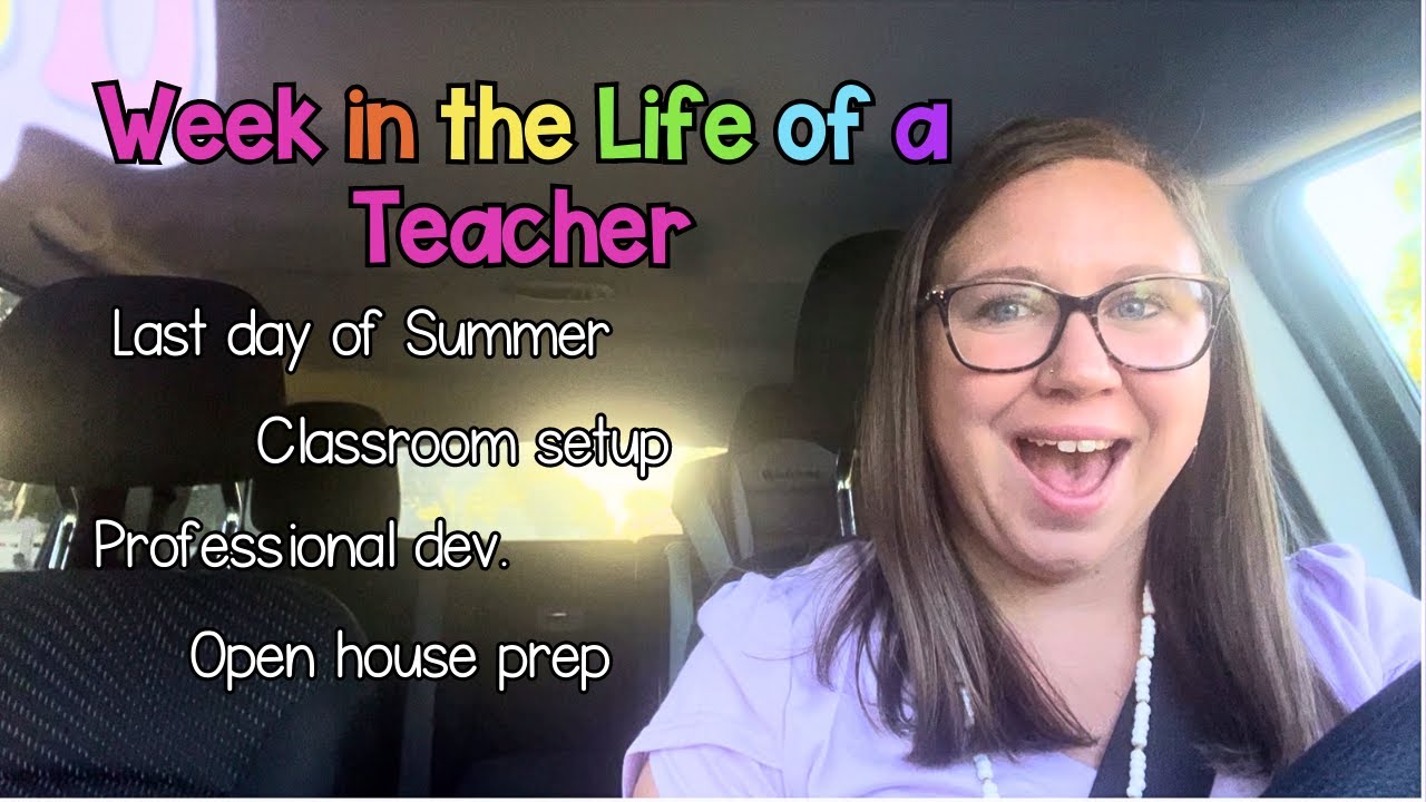 First Week Back to School | Week in the Life of a Teacher | Classroom ...