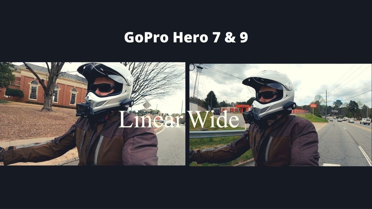 Linear VS Wide Lens Mode Comparison (GoPro 7 & 9) - YouTube