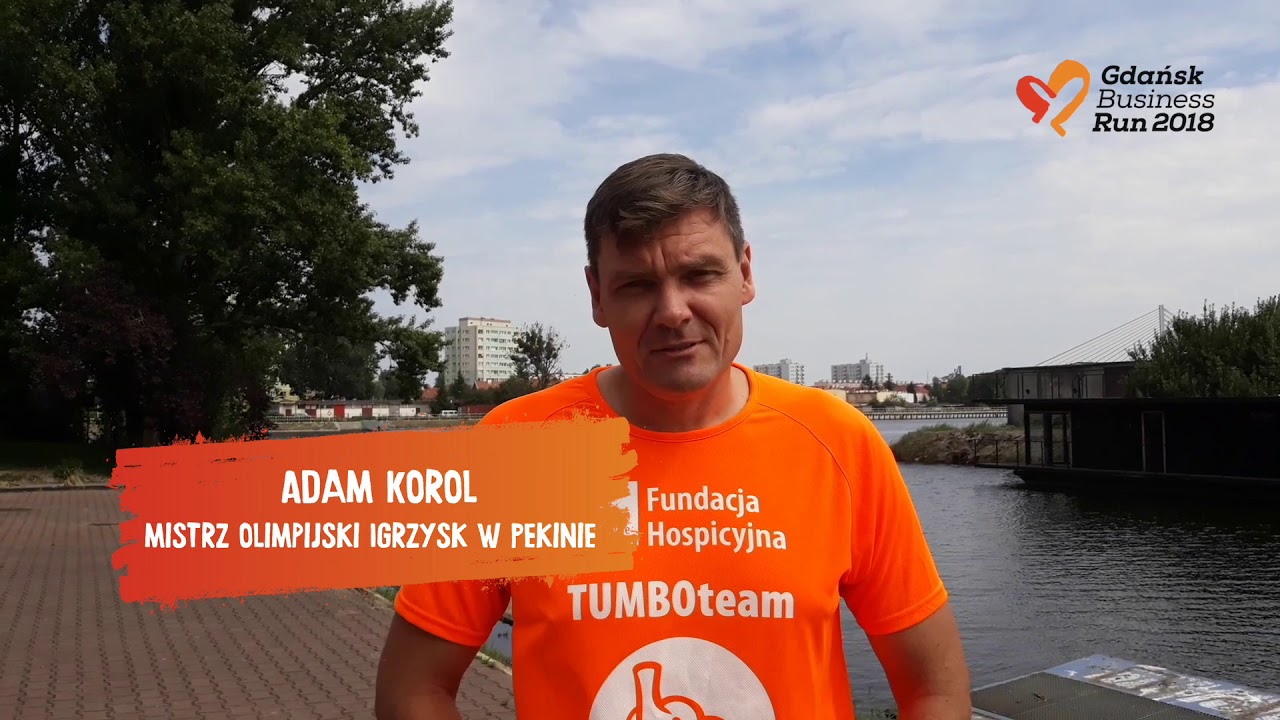 Adam Korol, ambasador Gdańsk Business Run 2018 - YouTube