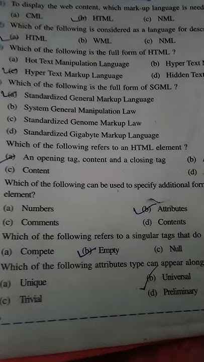 Class 10 gseb computer mcqs chapter 1 - YouTube