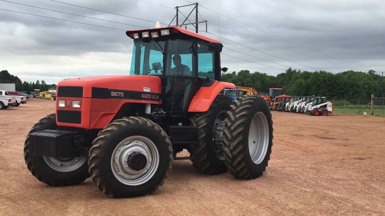 AGCO ALLIS 9675 - YouTube