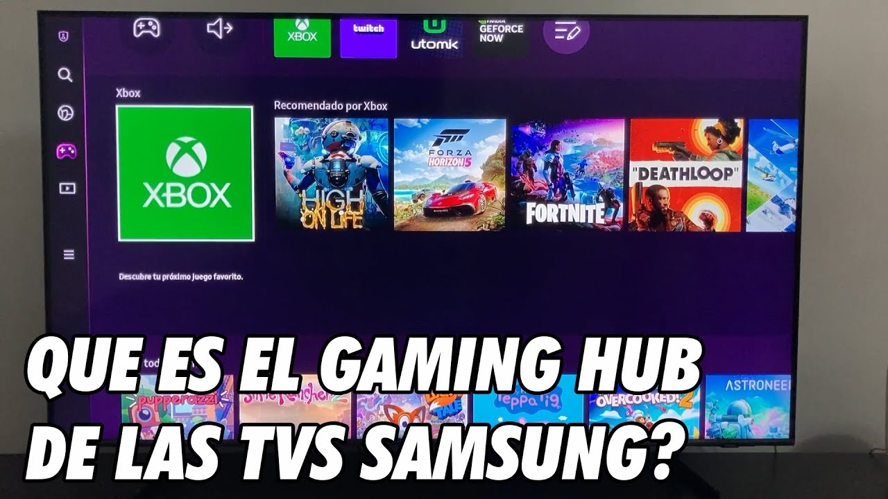 Que es el Gaming Hub de las Smart TVs Samsung? Juega a Videojuegos SIN ...