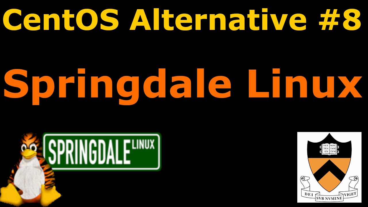 CentOS Alternative #8 - Springdale Linux - YouTube